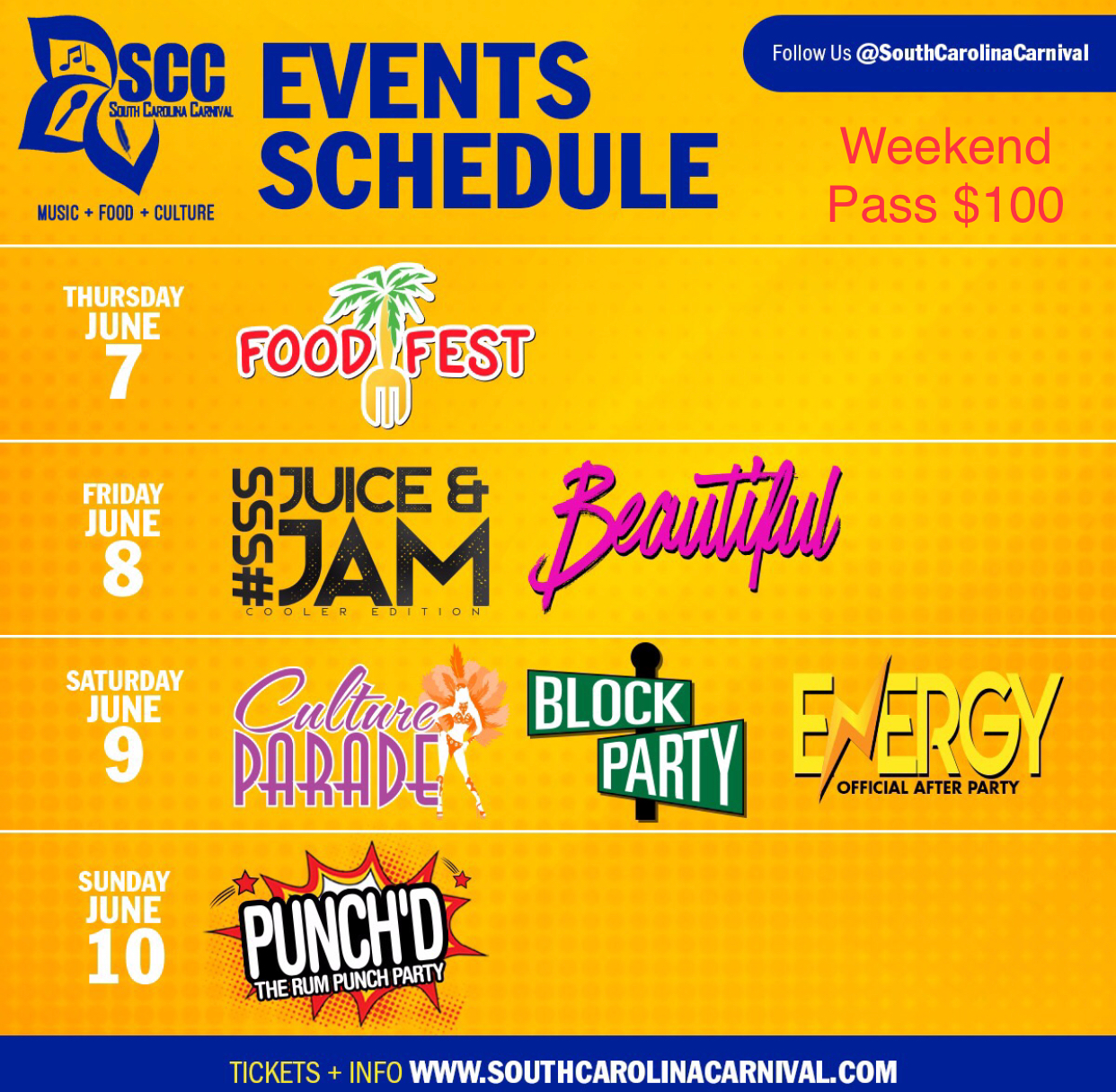 SOUTH CAROLINA CARNIVAL June 7th – 10th - PlayMas.Today